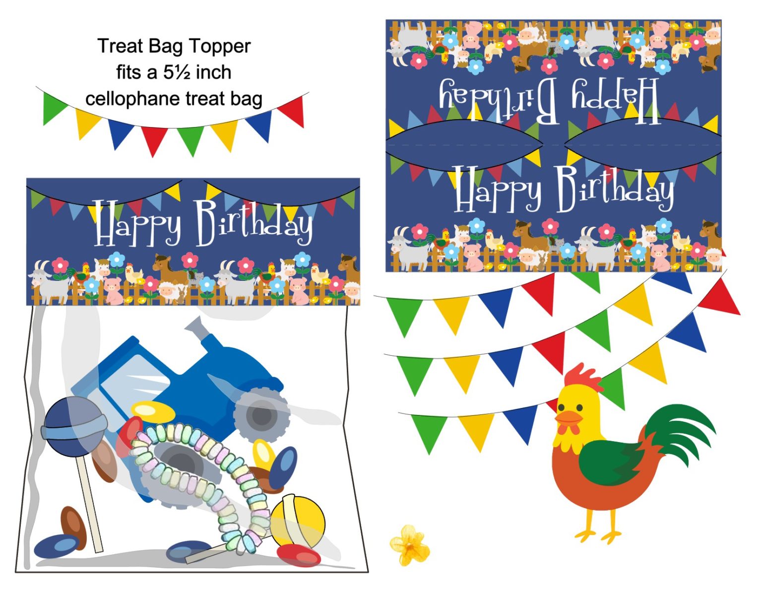 Kids Farm Themed Birthday Party FREE Printable Collection