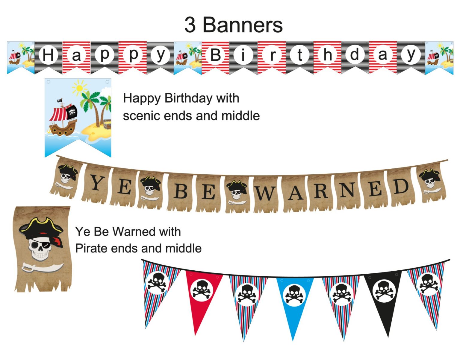 Kids Pirate Birthday Party FREE Printable Collection