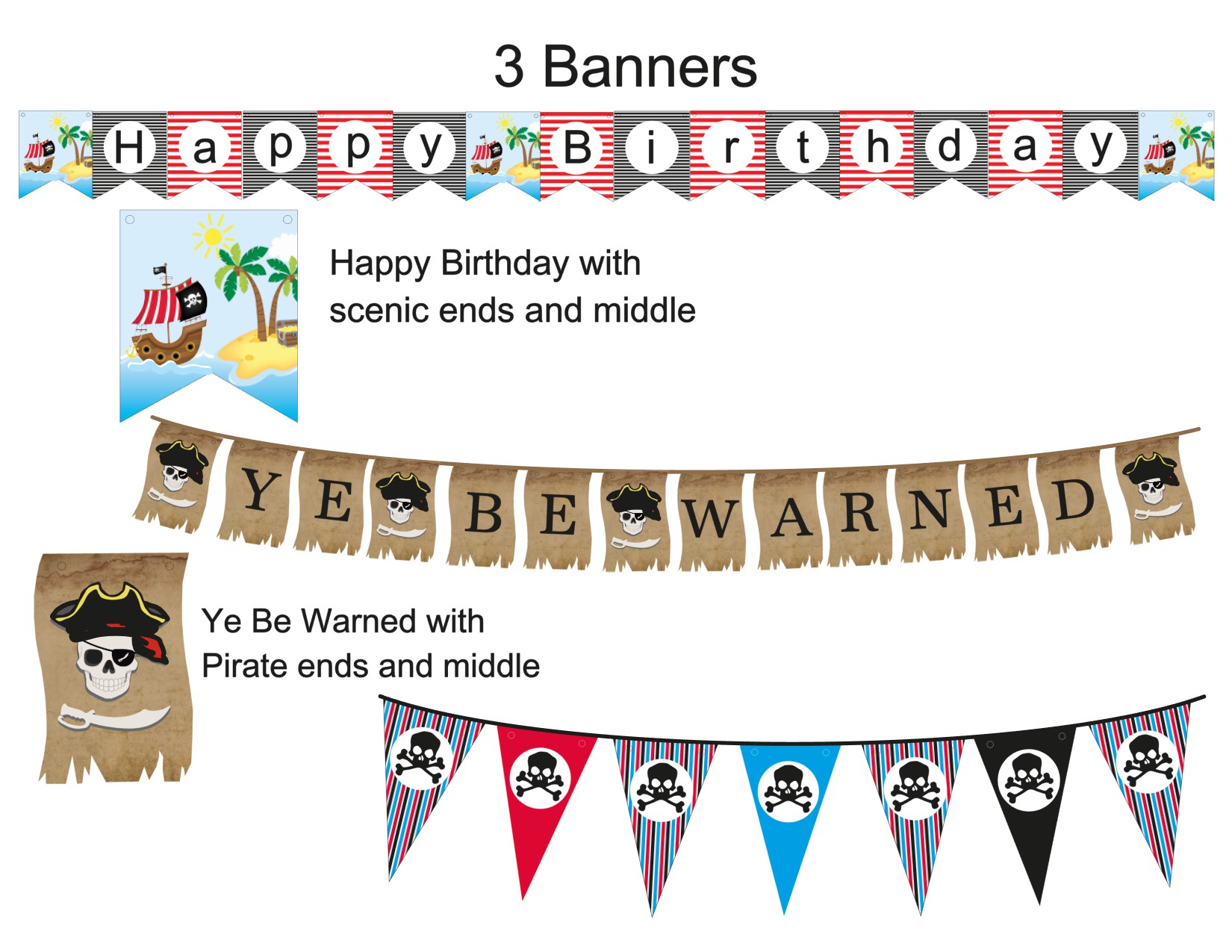Kids Pirate Birthday Party FREE Printable Collection