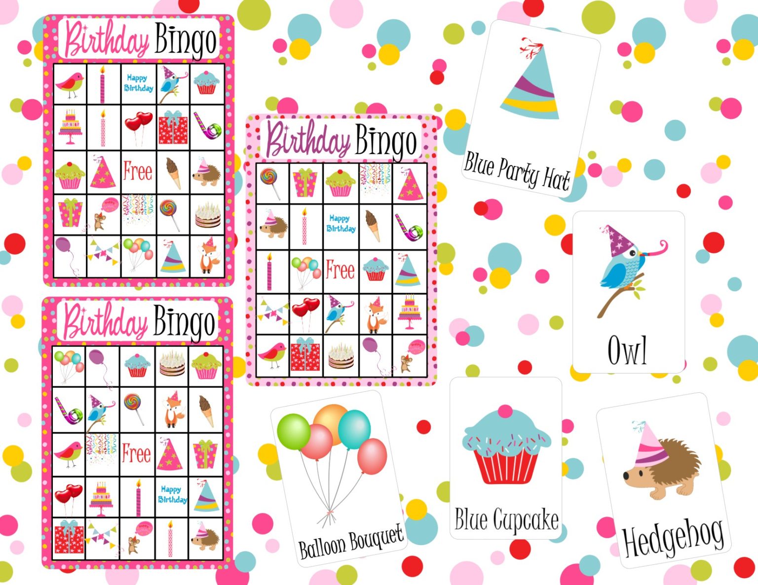 Birthday Party Games FREE Printable Collection