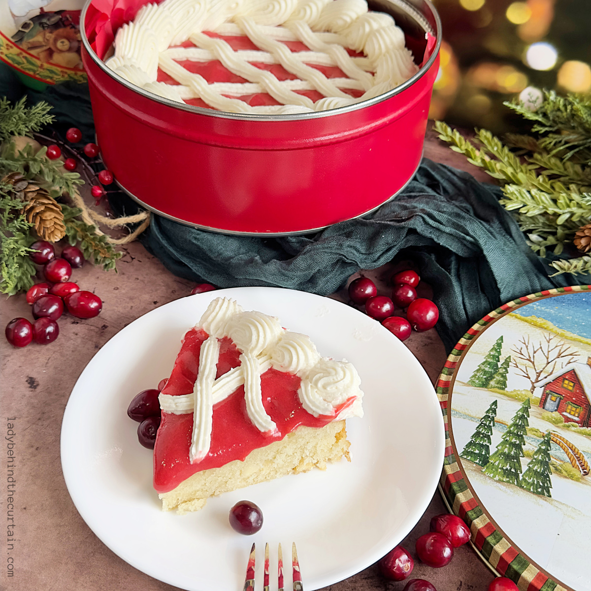 White Chocolate Cake with Cranberry Crud: A Stunning Holiday Dessert in ...