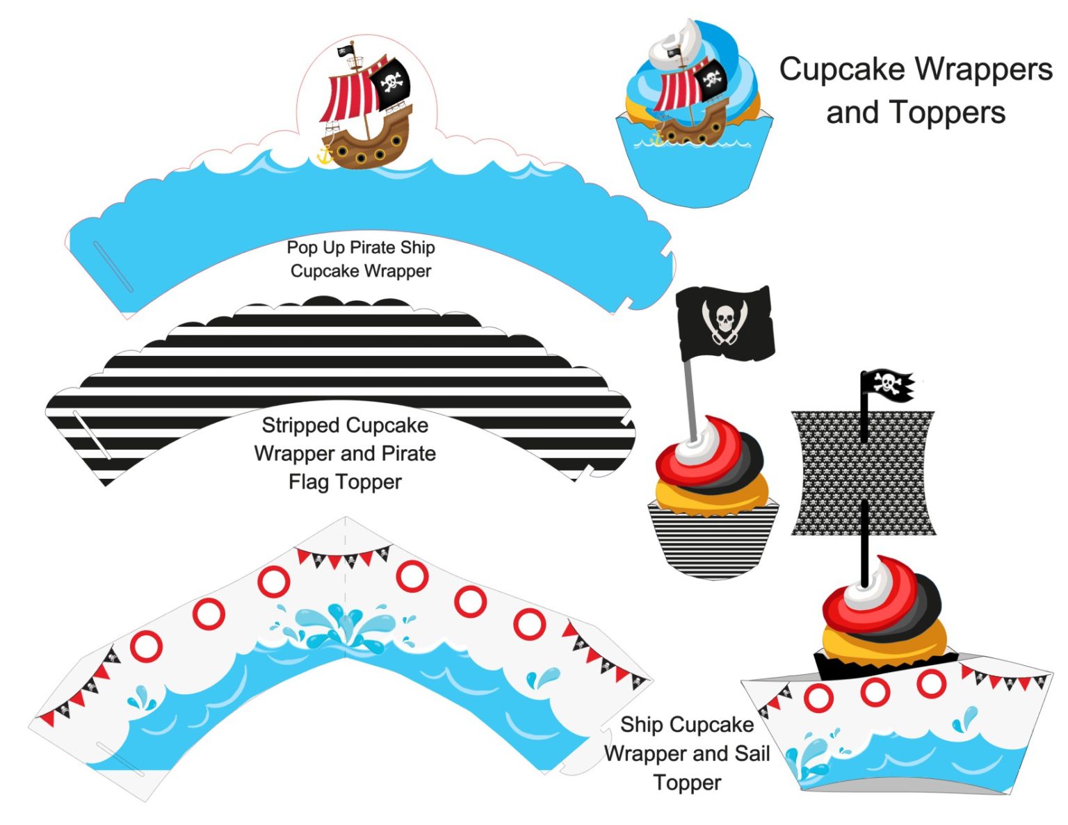 Kids Pirate Birthday Party FREE Printable Collection