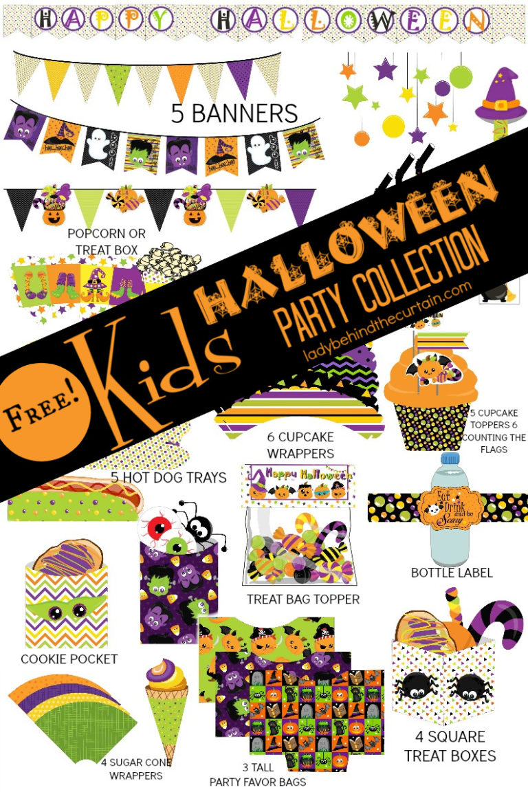 FREE Party Printable Collections - Lady Behind the Curtain