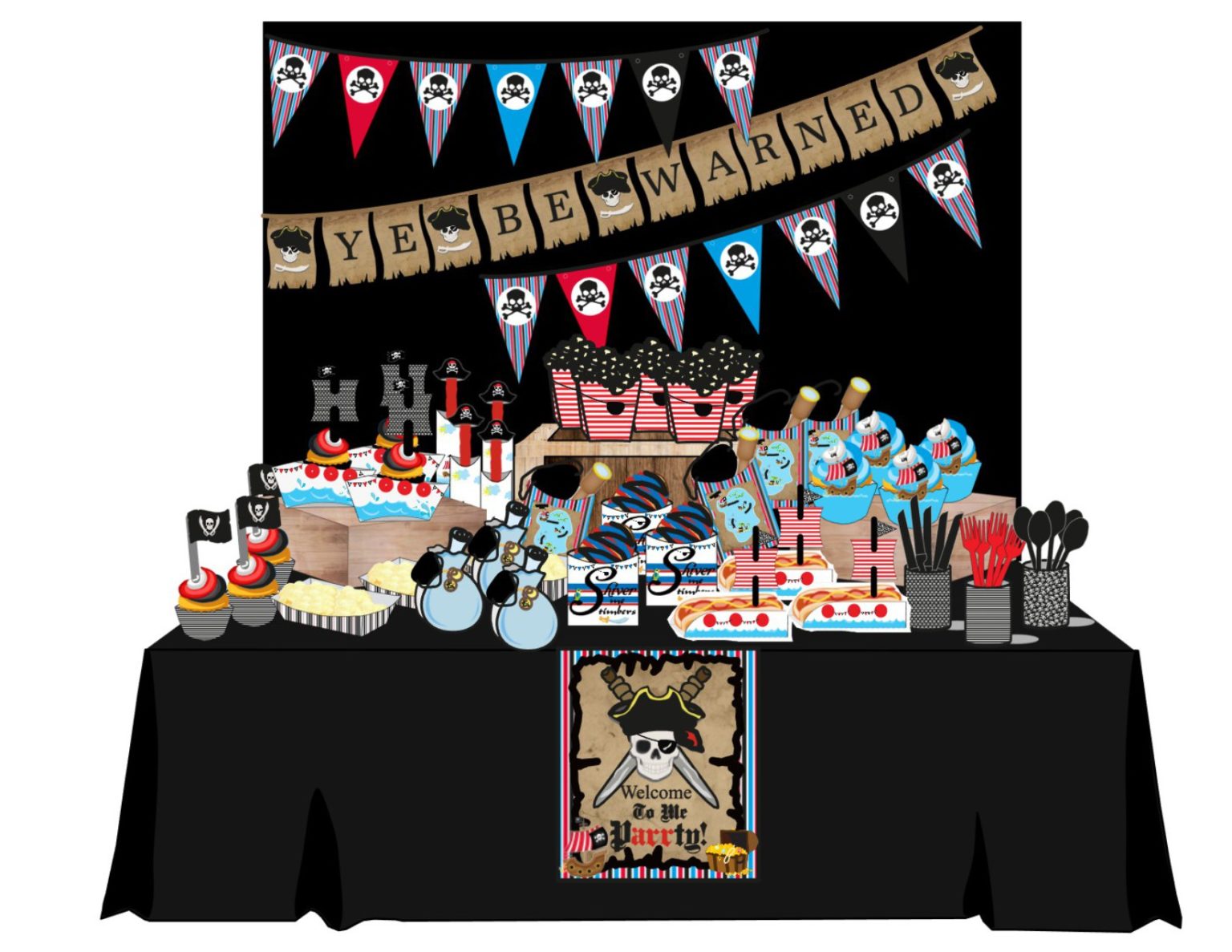Kids Pirate Birthday Party FREE Printable Collection