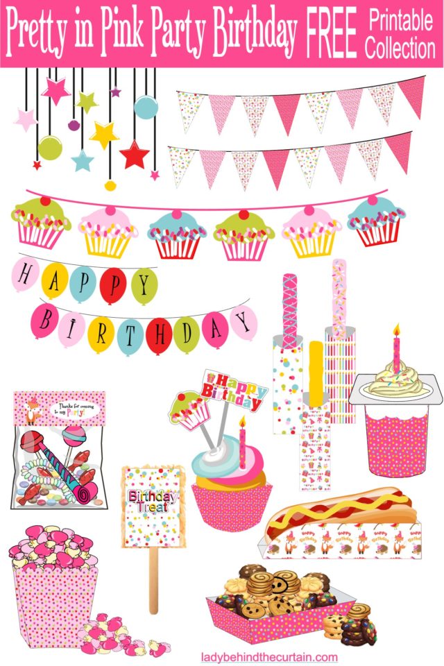 FREE Party Printable Collections - Lady Behind the Curtain