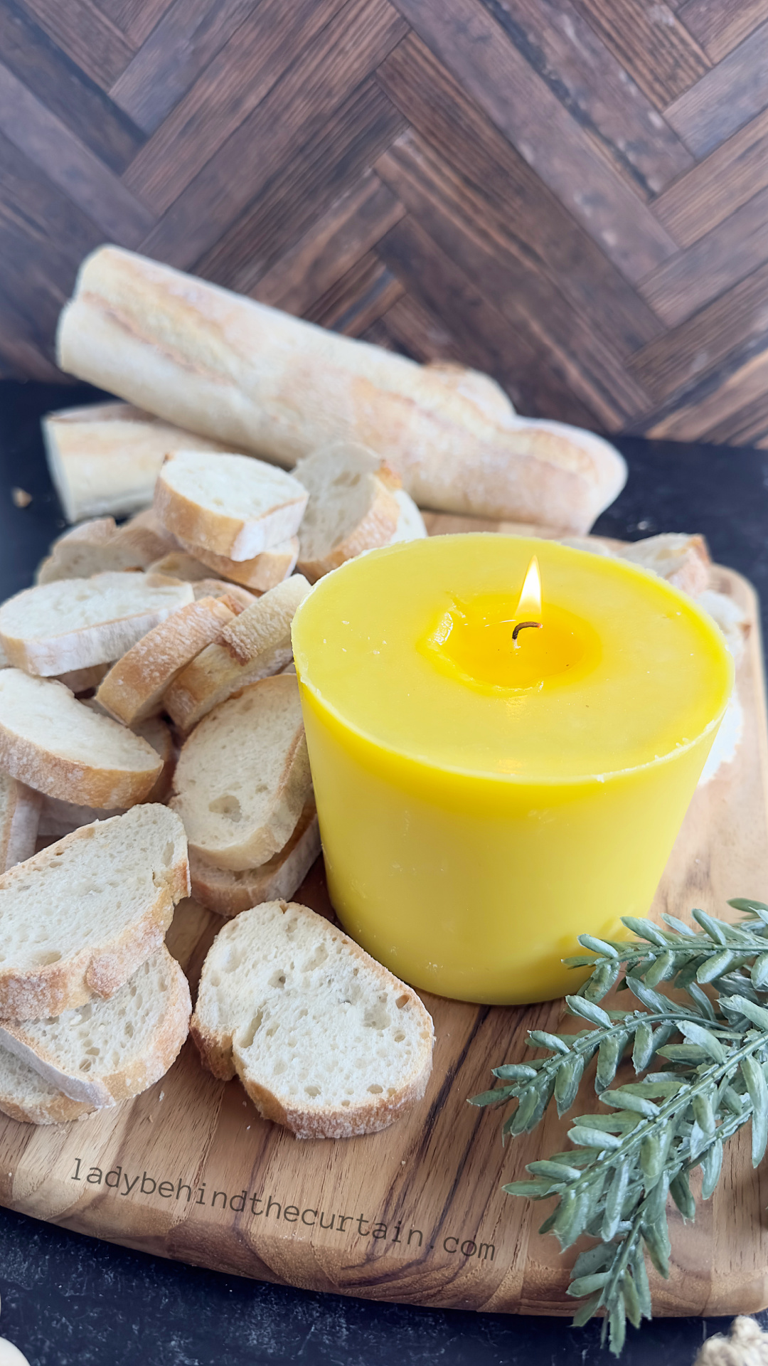 Spicy Herb Butter Candle