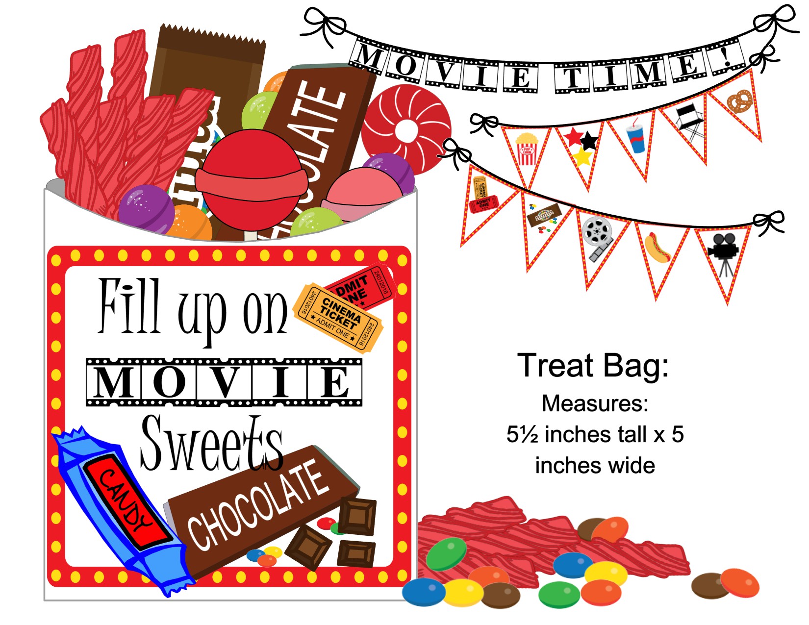 Birthday Party Favors FREE Printable Collection