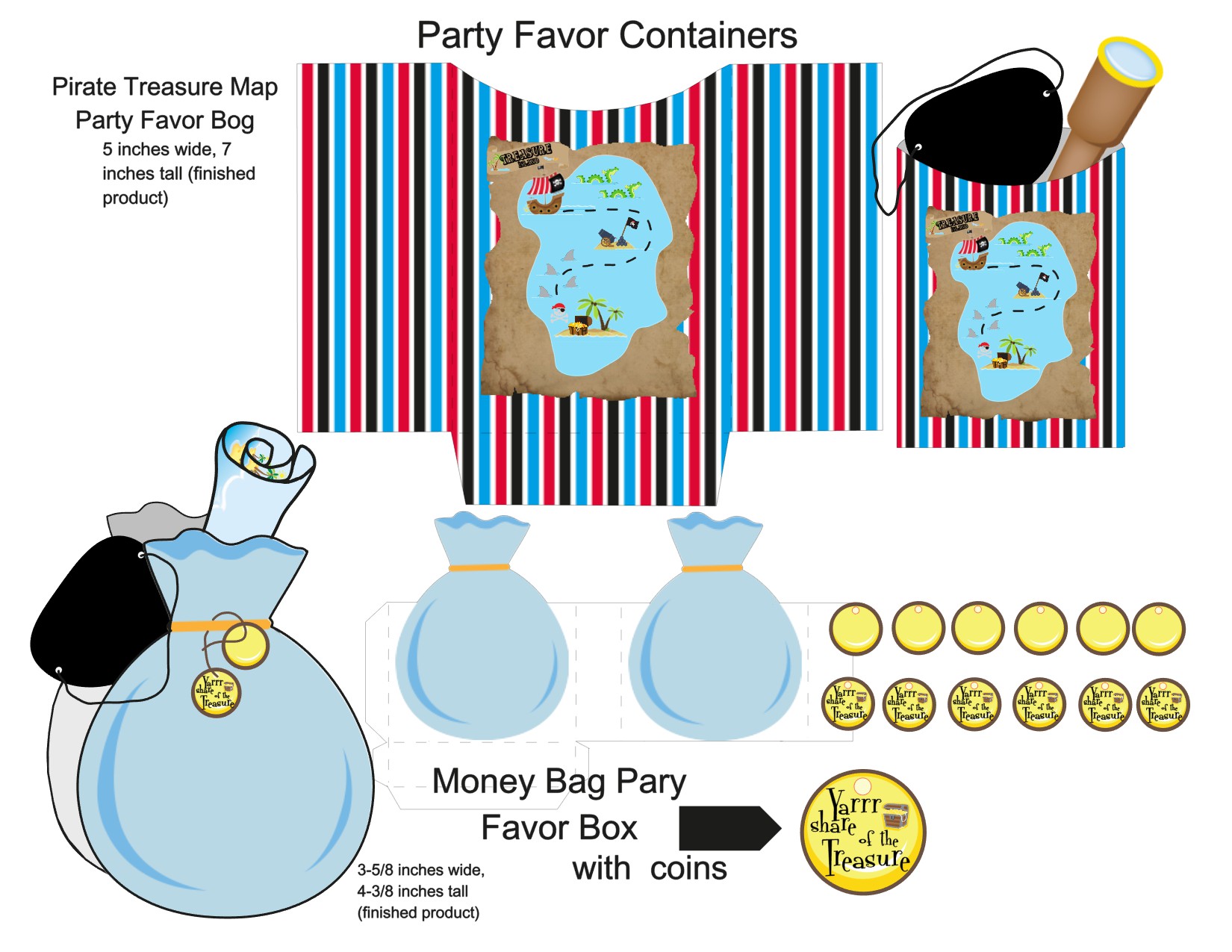 Birthday Party Favors FREE Printable Collection