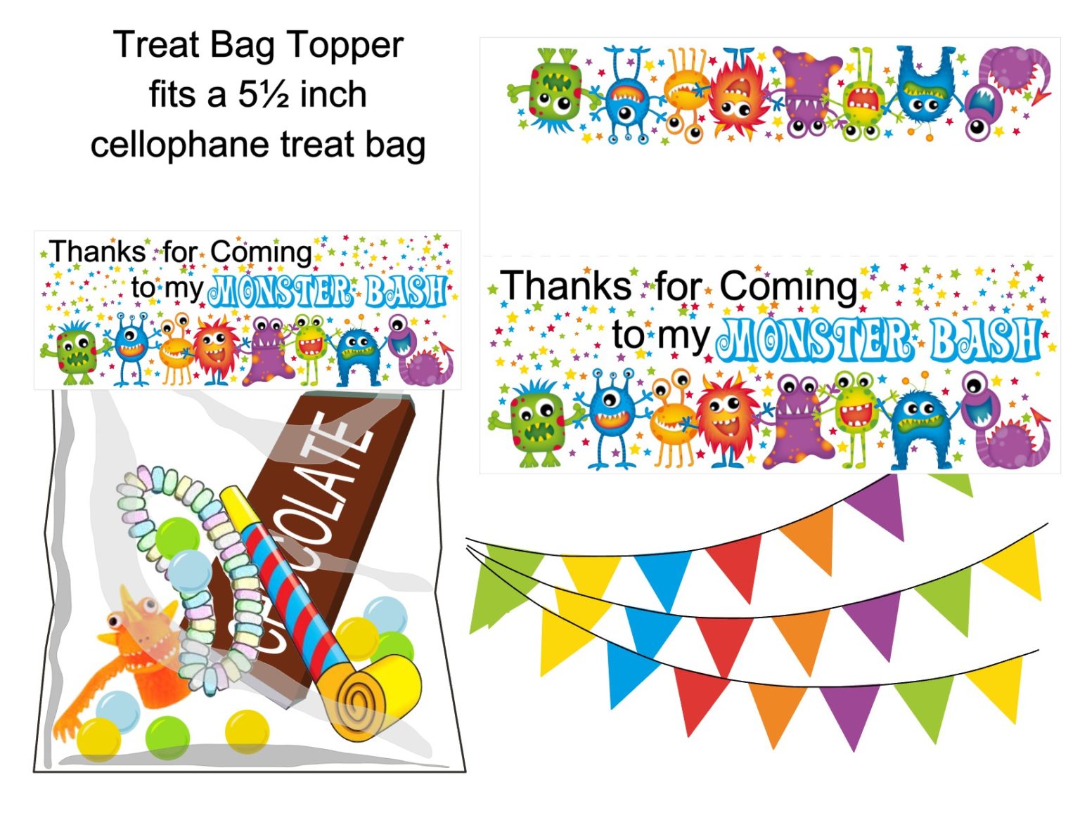 Birthday Party Favors FREE Printable Collection