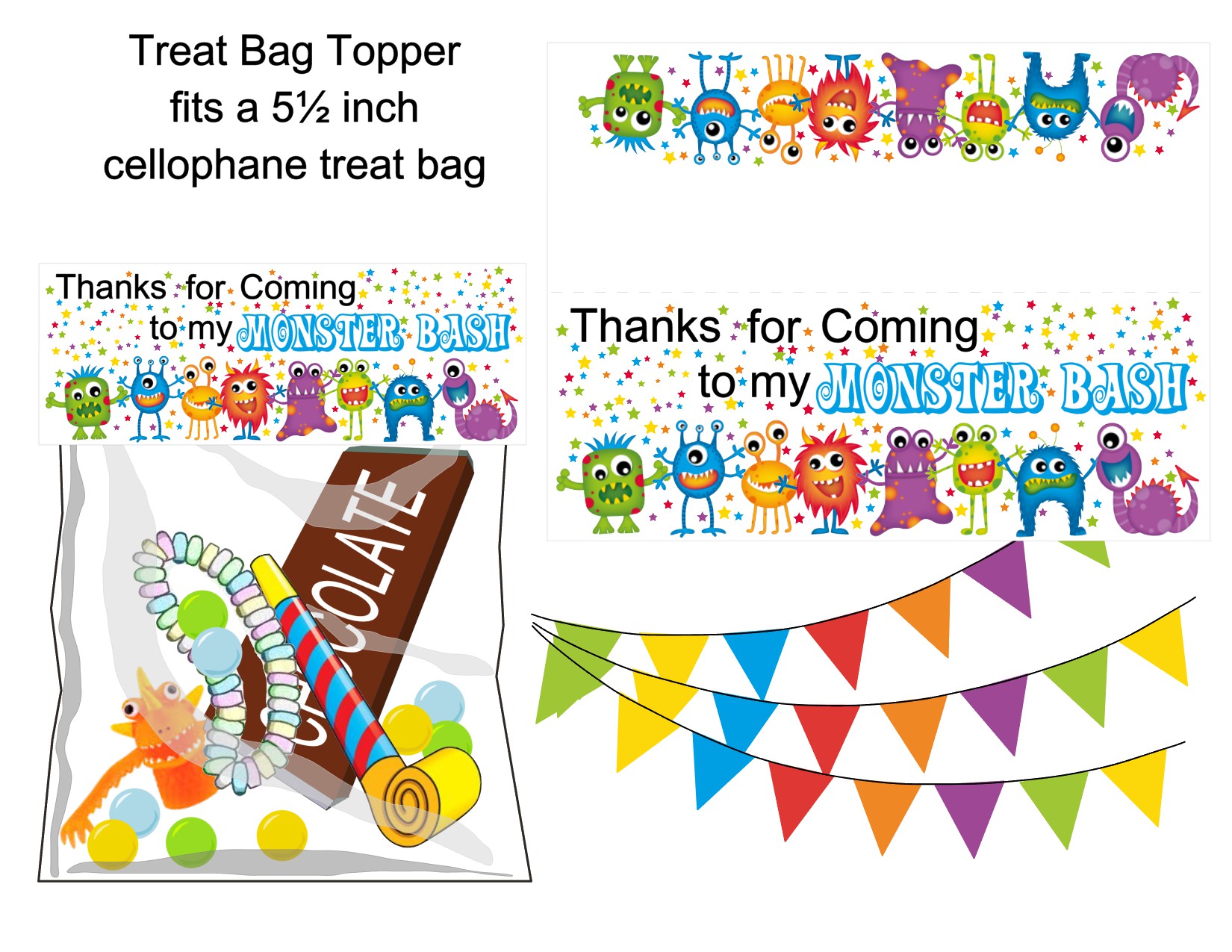 Birthday Party Favors FREE Printable Collection