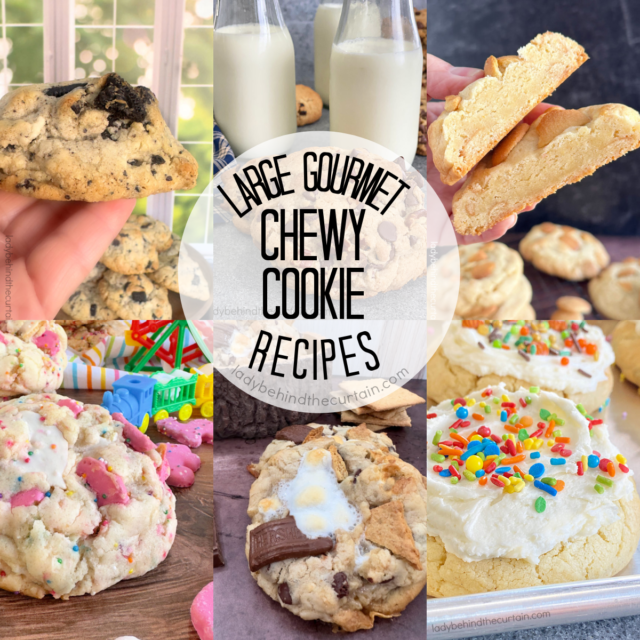 25 Large Gourmet Chewy Cookie Recipes