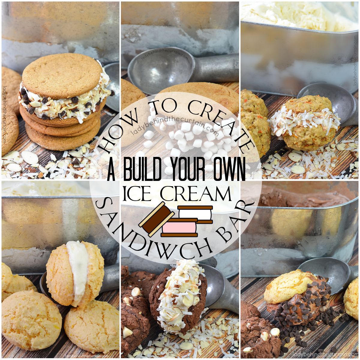 How to Create a Build your Own Ice Cream Sandwich Bar