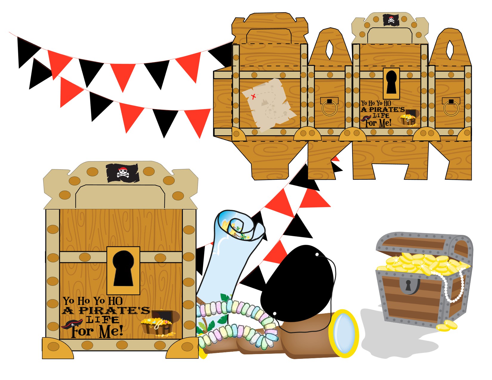 Kids Pirate Birthday Party FREE Printable Collection