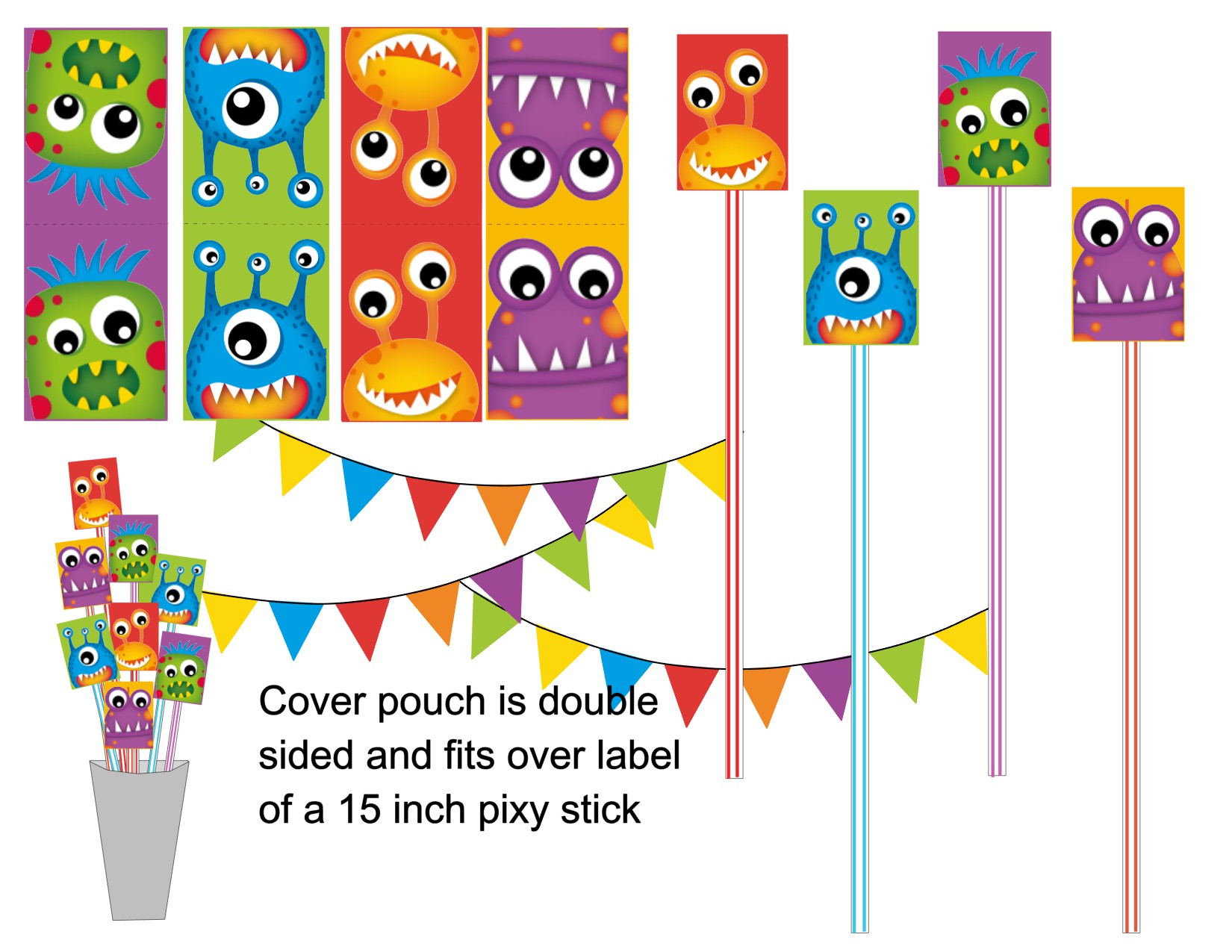 Cartoon Monster Party FREE Printable Collection