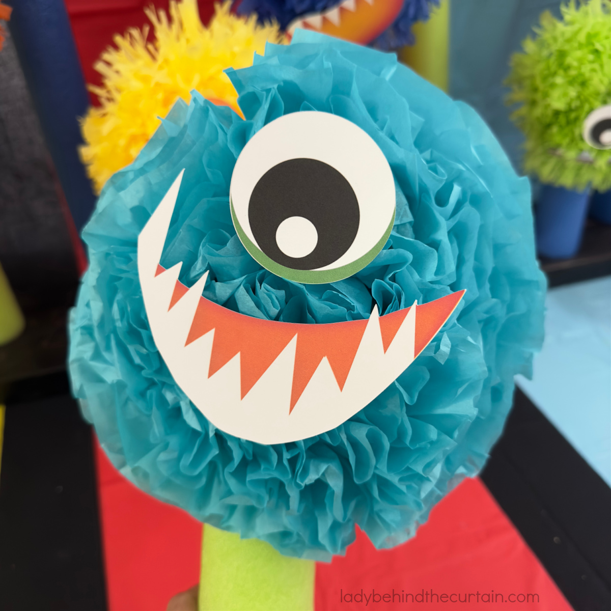 Monster Pool Noodle Centerpiece