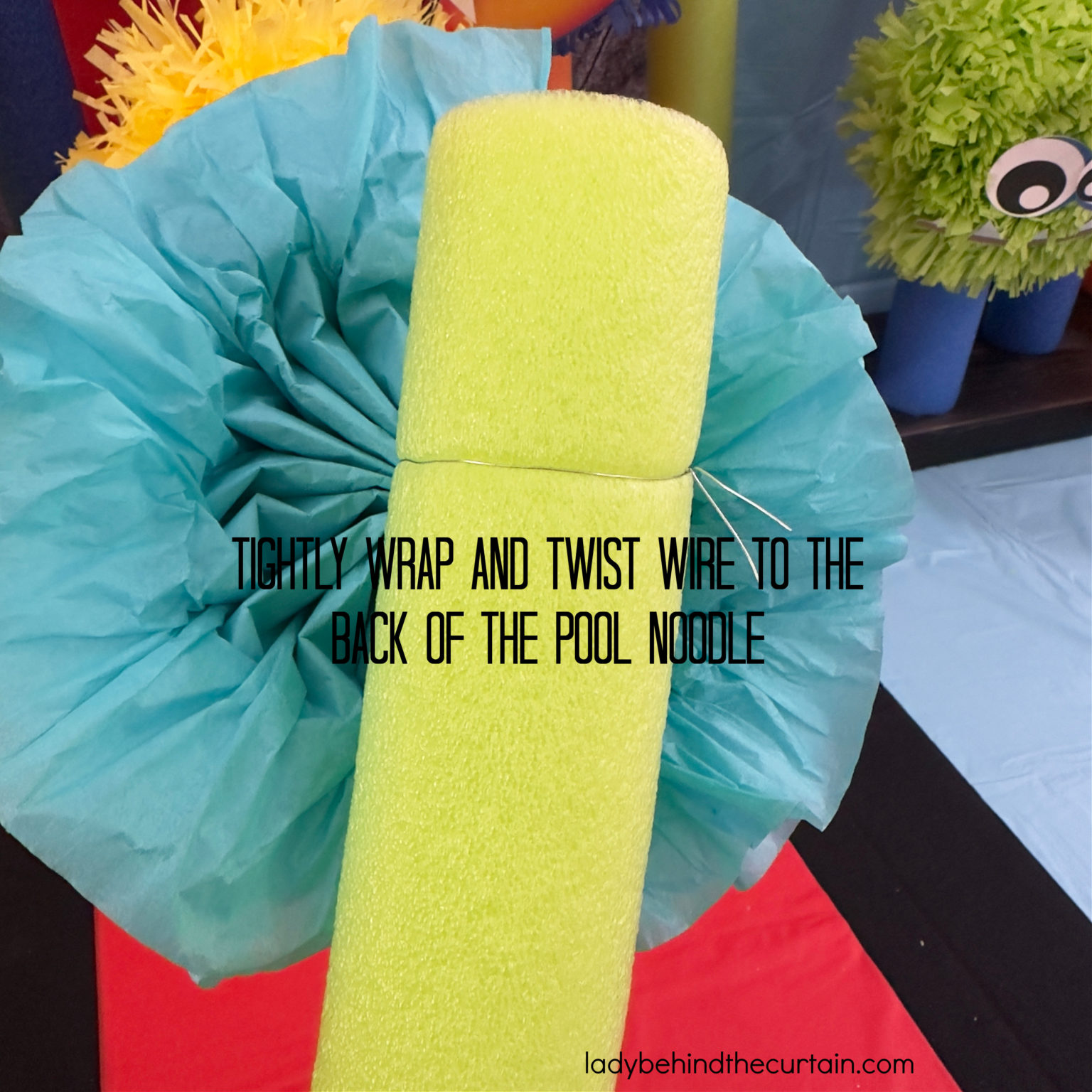 Monster Pool Noodle Centerpiece