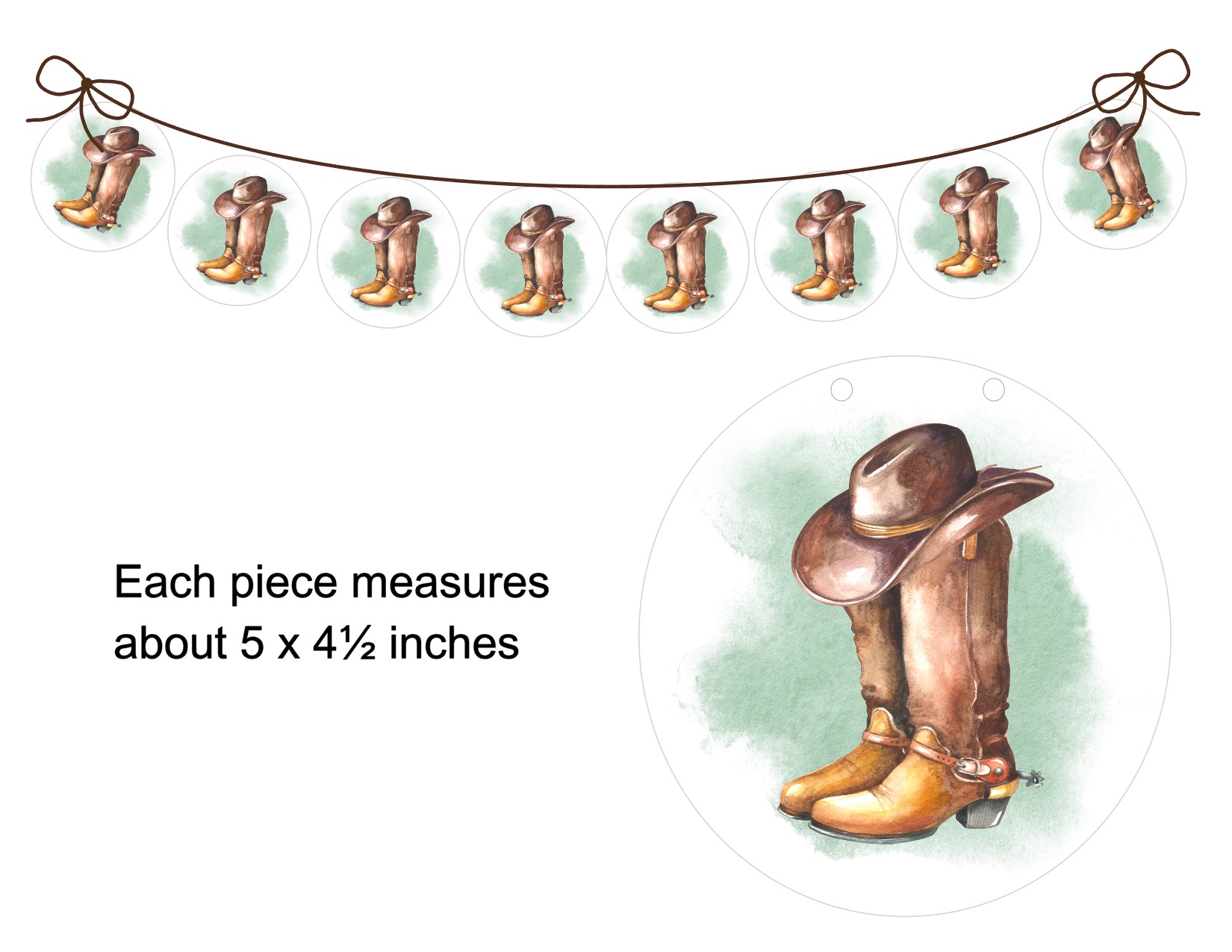 Western Birthday Party FREE Printable Collection