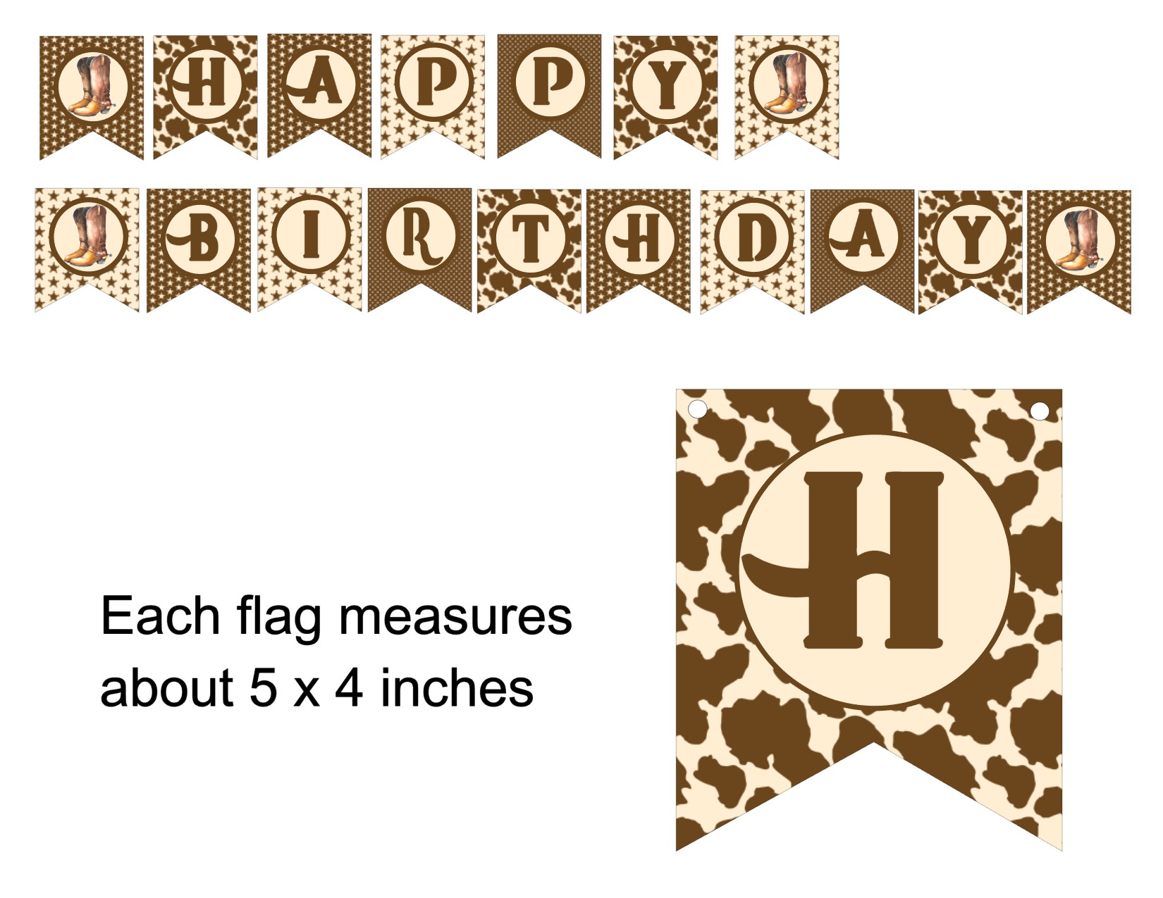 Western Birthday Party FREE Printable Collection