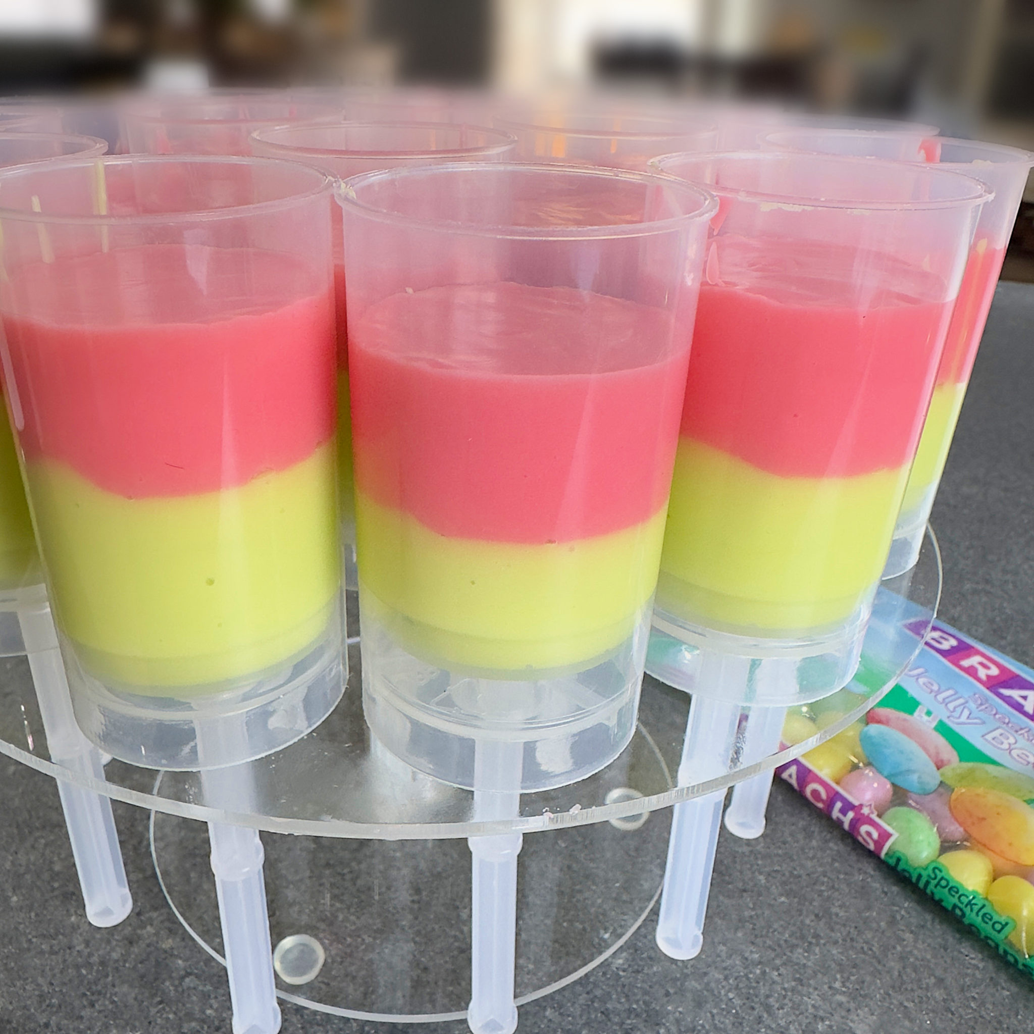 Jelly Bean Fudge Pops