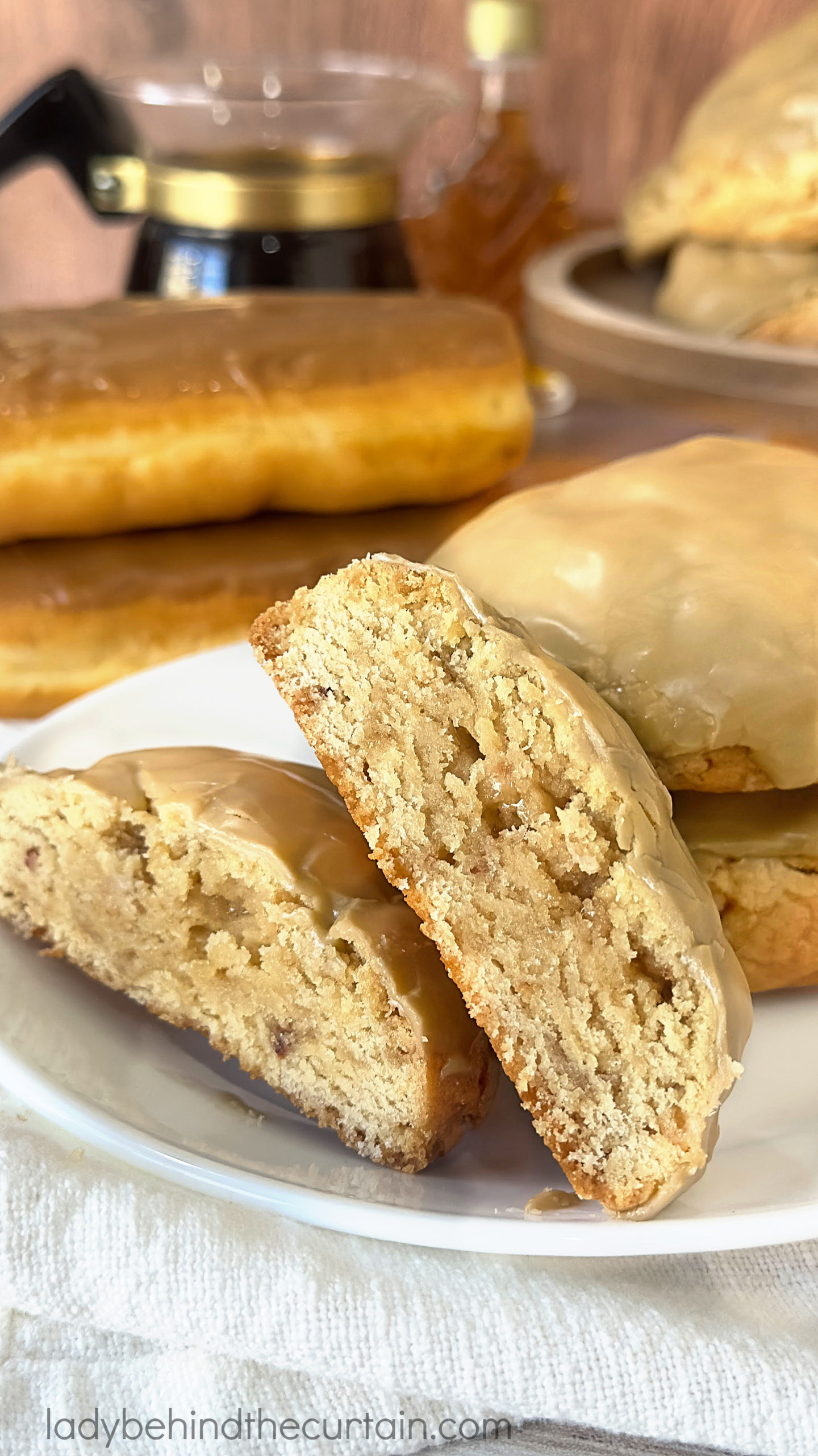 Large, Thick, Chewy Bakery-Size Donut Shop Maple Bar Cookies