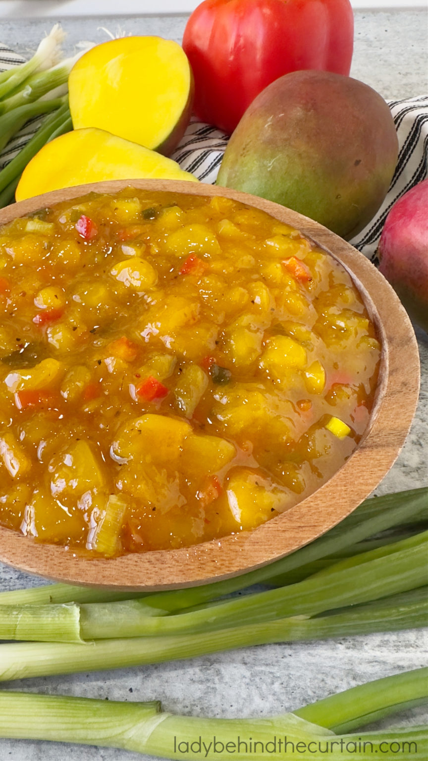 Homemade Spicy Mango Sauce