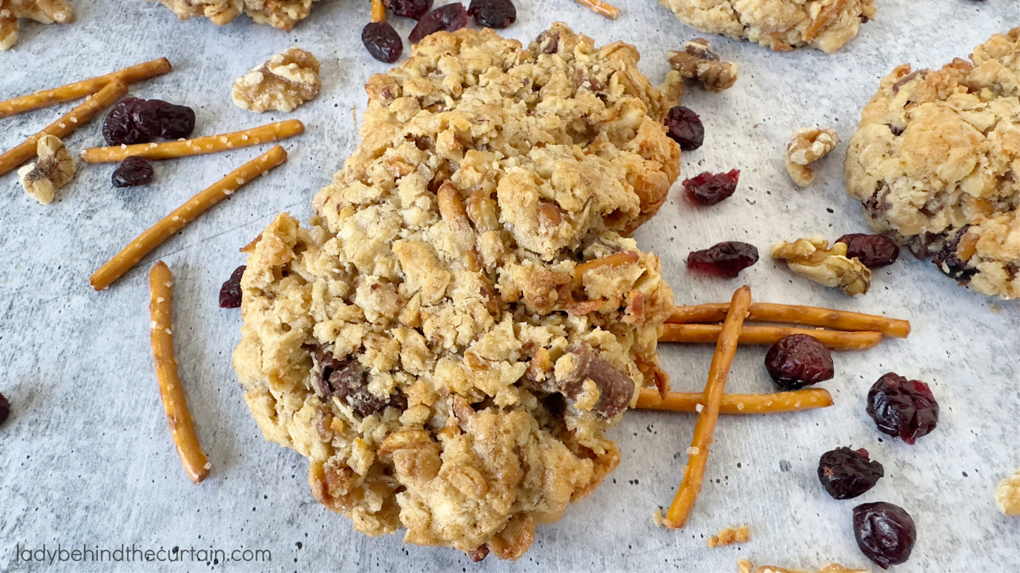 Large, Thick, Chewy, Bakery Size Oatmeal Trash Cookies