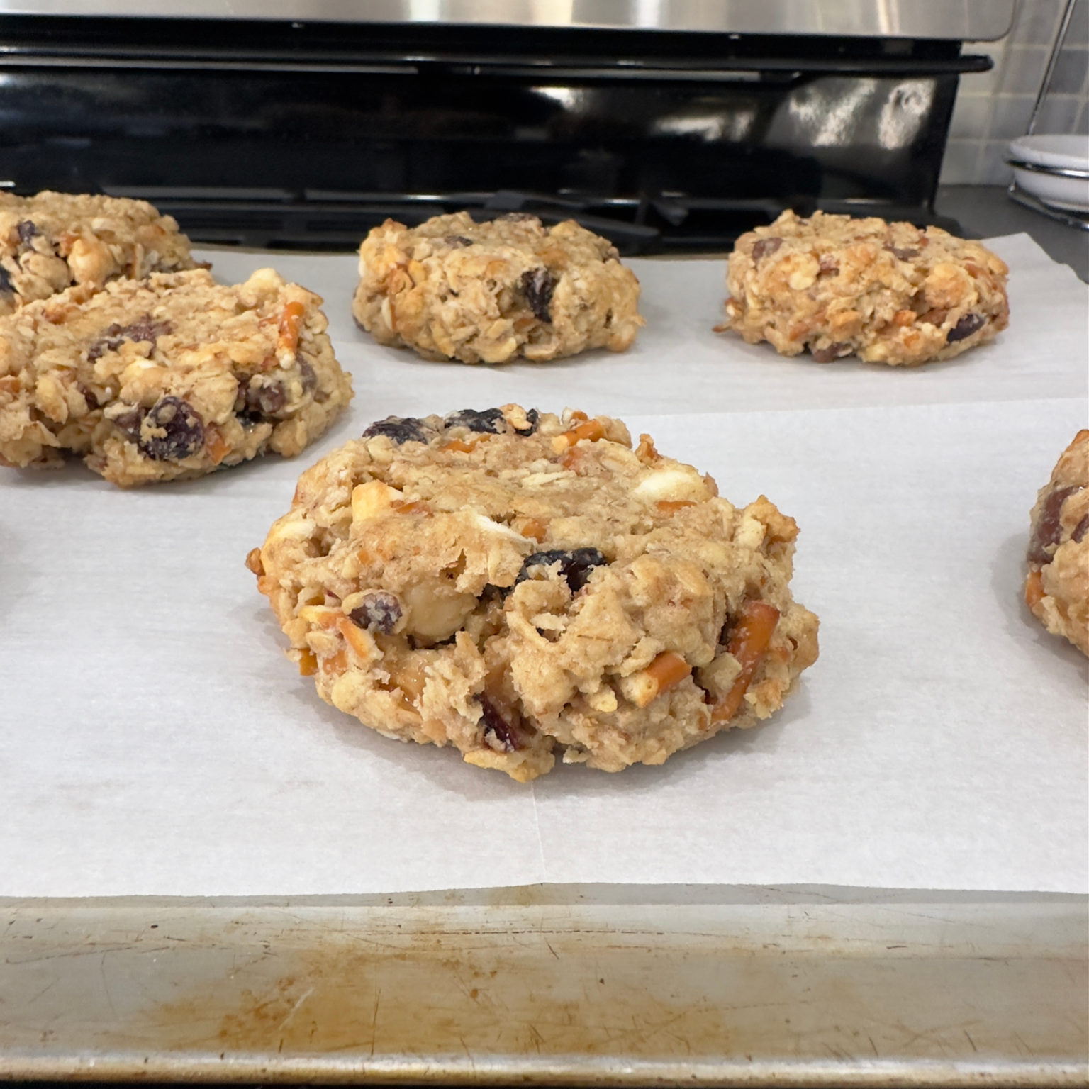 Large, Thick, Chewy, Bakery Size Oatmeal Trash Cookies
