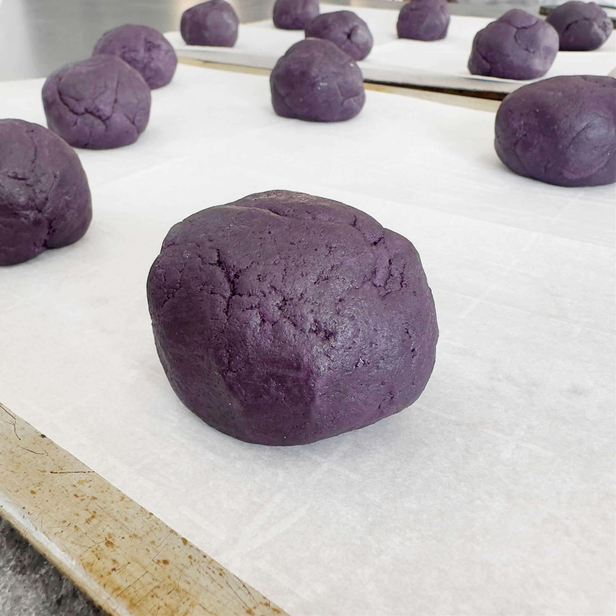 Large, Thick, Chewy Bakery Size Ube Cookies