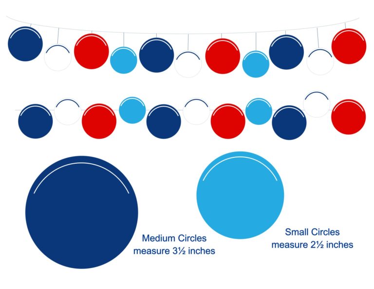 NINE: Red, White, and Blue Party FREE Printable Banner Collection