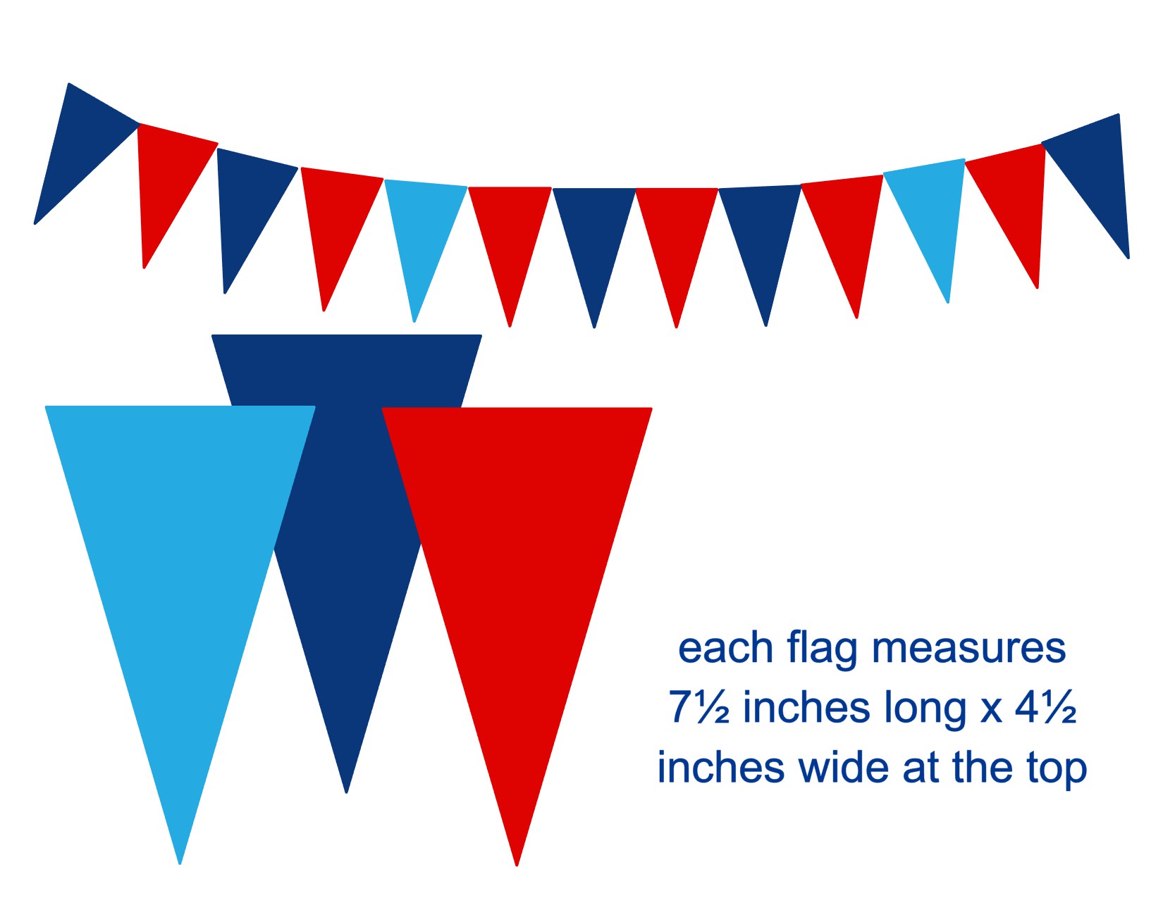 NINE: Red, White, and Blue Party FREE Printable Banner Collection