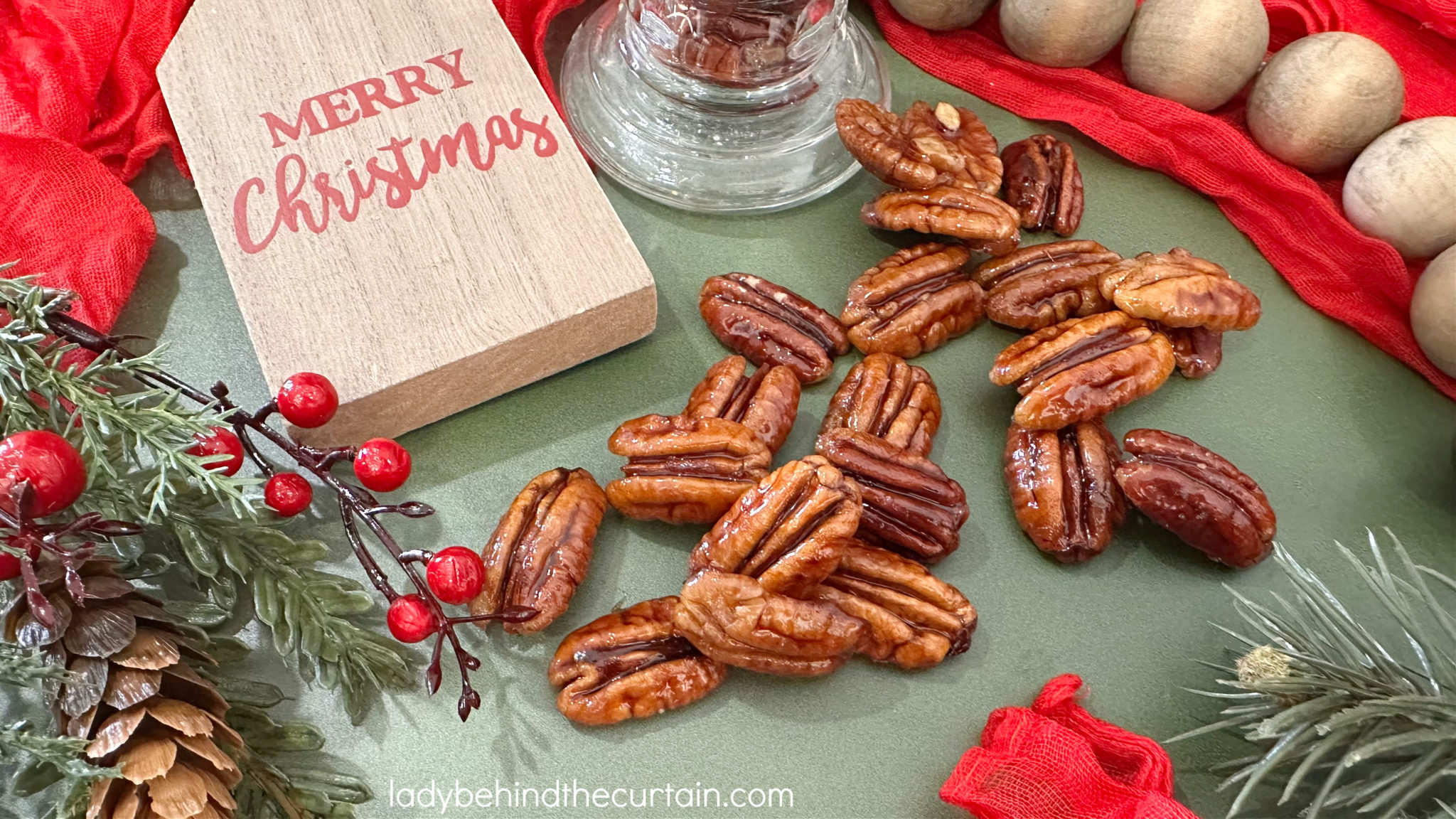 Candied Pecans - 12 Weeks of Christmas Candy