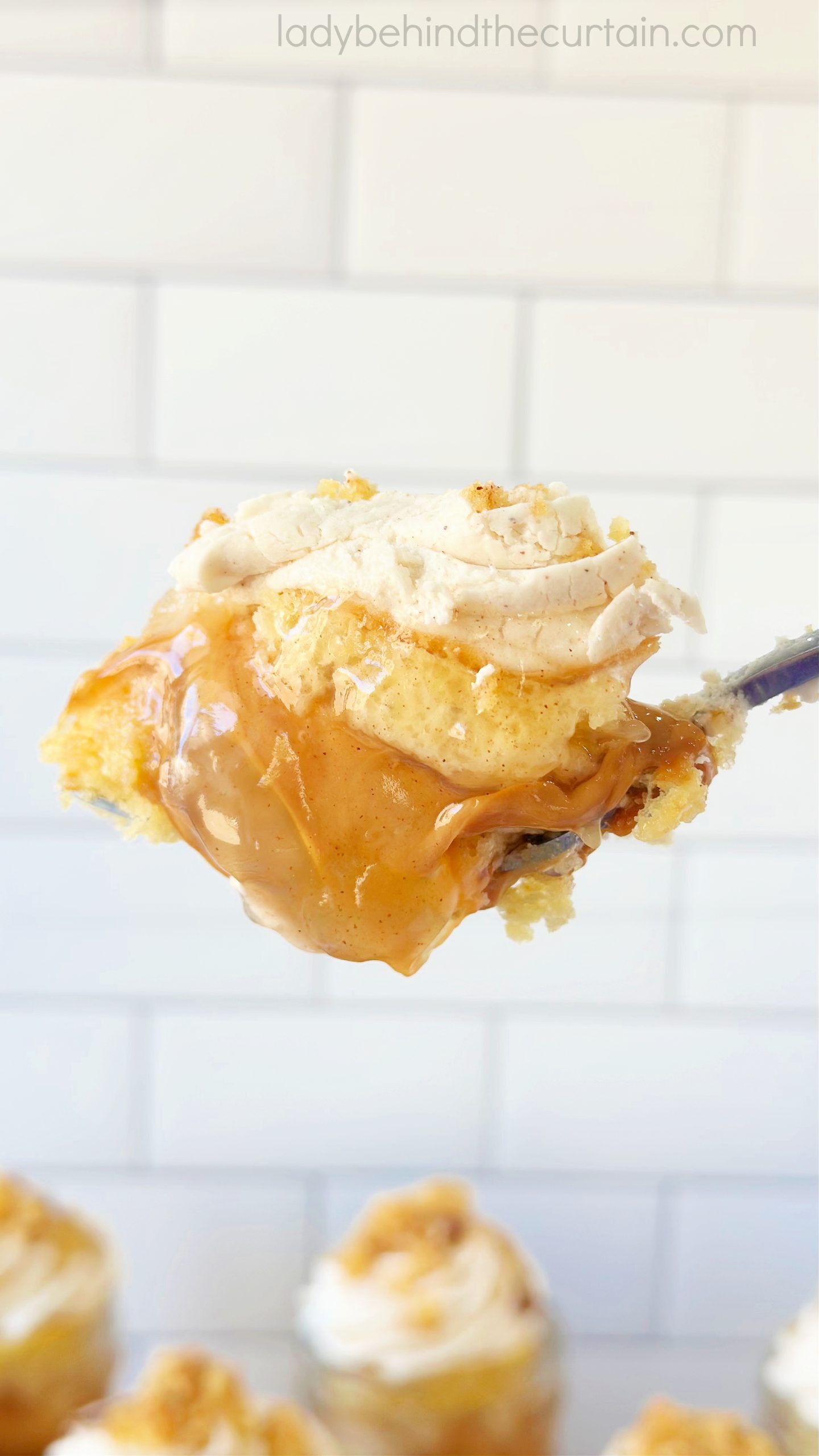 Caramel Apple Pie Cake Parfaits